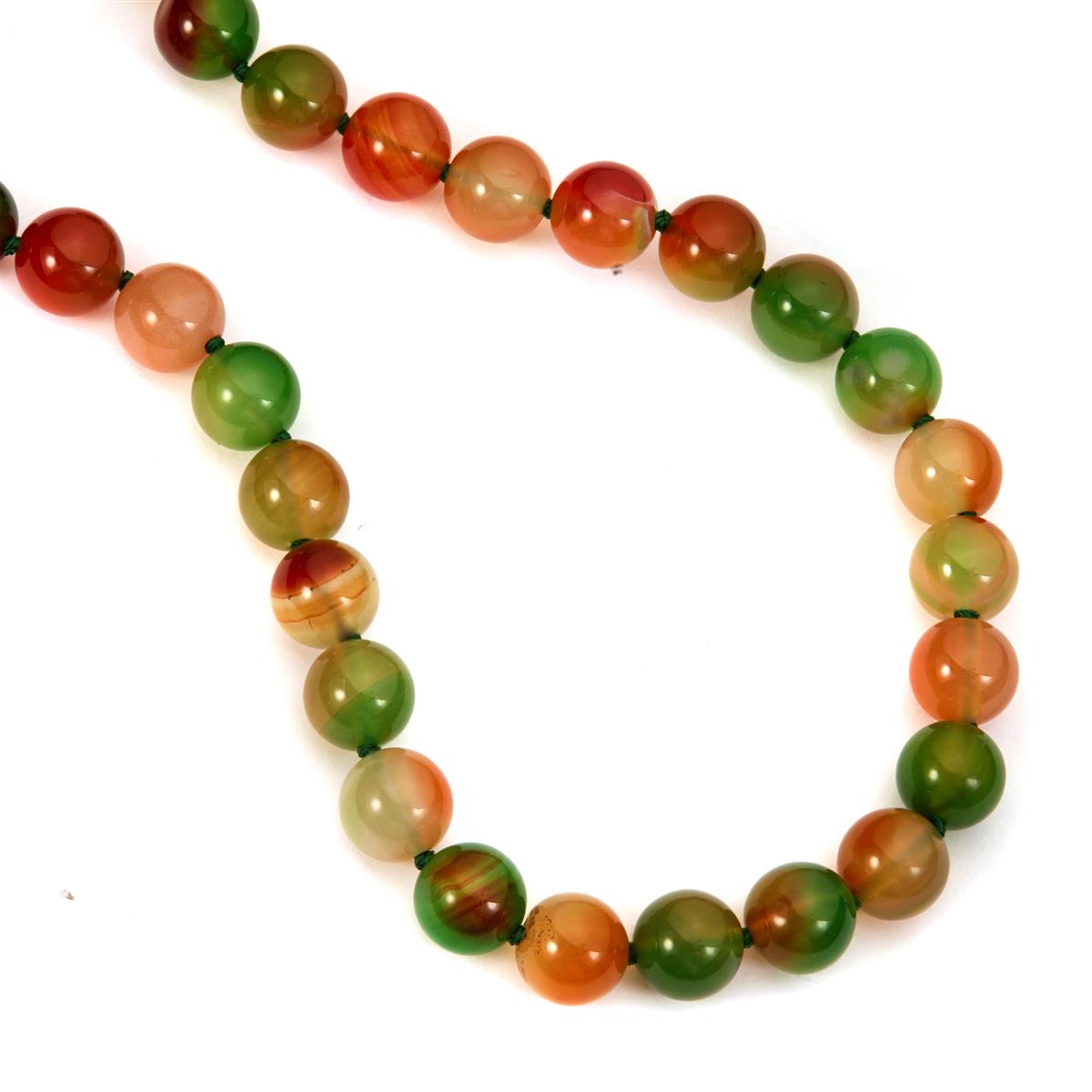 Watermelon Agate Necklace in Sterling Silver 285cts | Gemporia