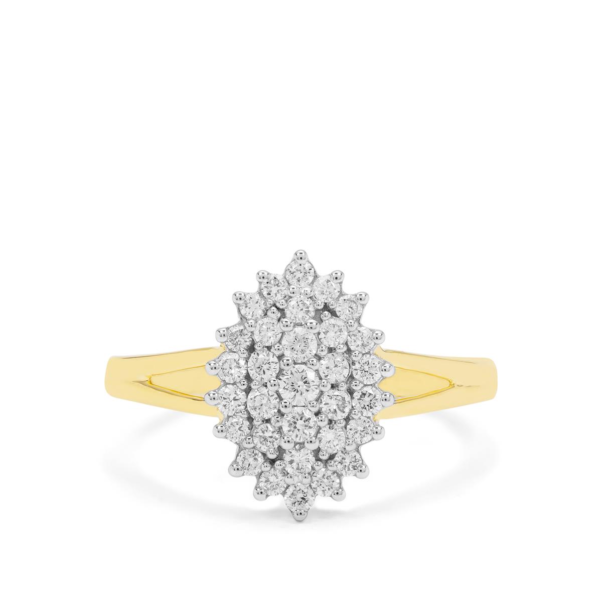 GH Diamond Ring in 18K Gold 0.50ct | Gemporia
