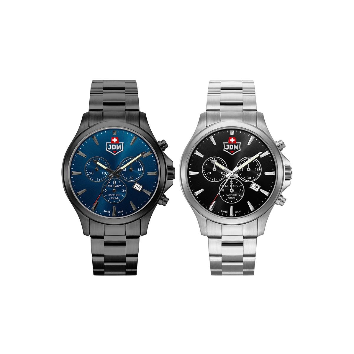 Alpha Chronograph Watch with Stainless Steel bracelet | Gemporia