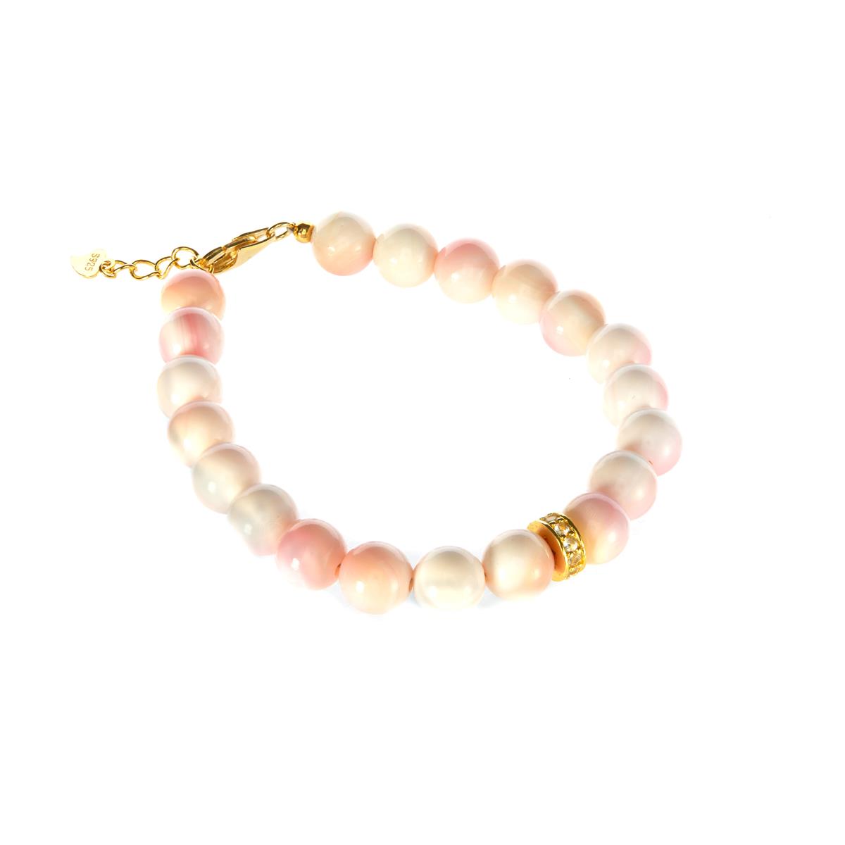 Queen Conch Bracelet With Zircon Detail With Extender Chain | Gemporia