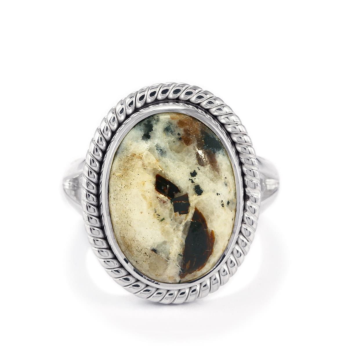 Astrophyllite Ring in Sterling Silver 9cts | Gemporia