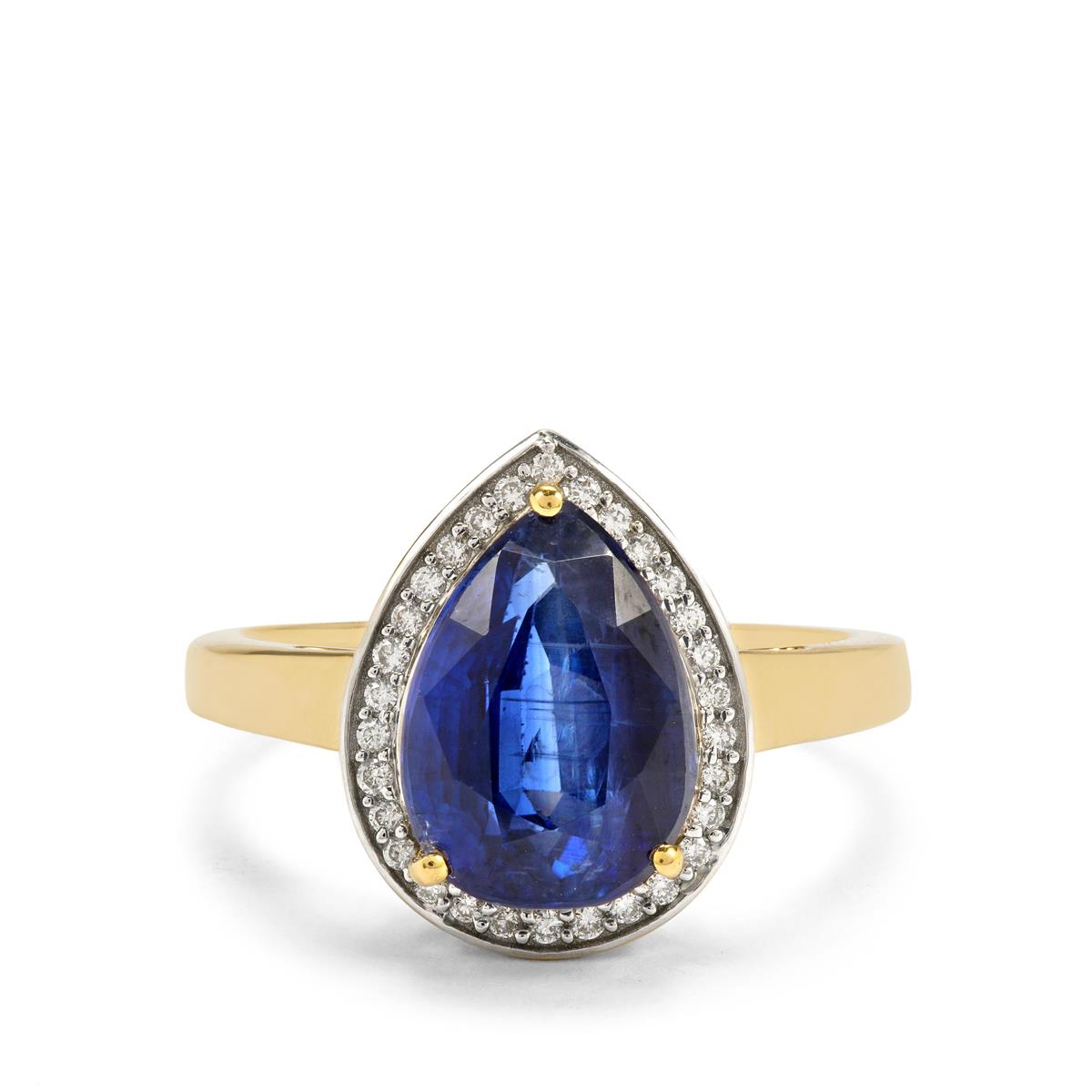 Bennett Vault Nilamani Ring with Diamond in 18K Gold 4.60cts | Gemporia