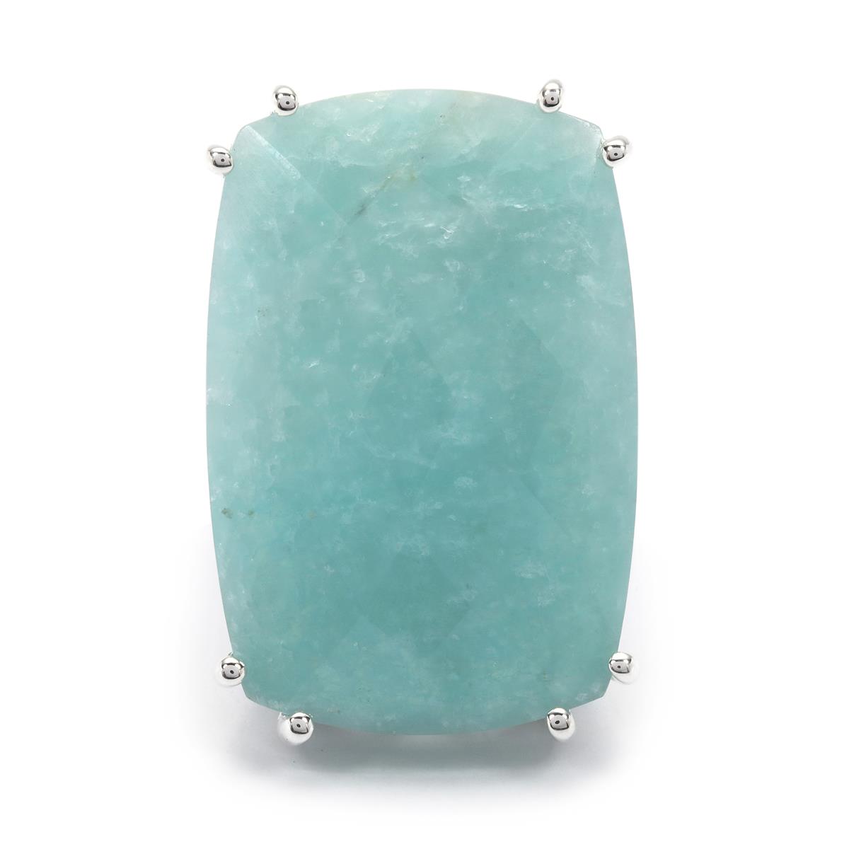 Amazonite Ring in Sterling Silver 31.80cts | Gemporia