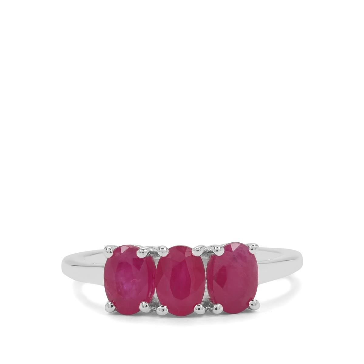 Kenyan Ruby Ring in Sterling Silver 1.90cts | Gemporia