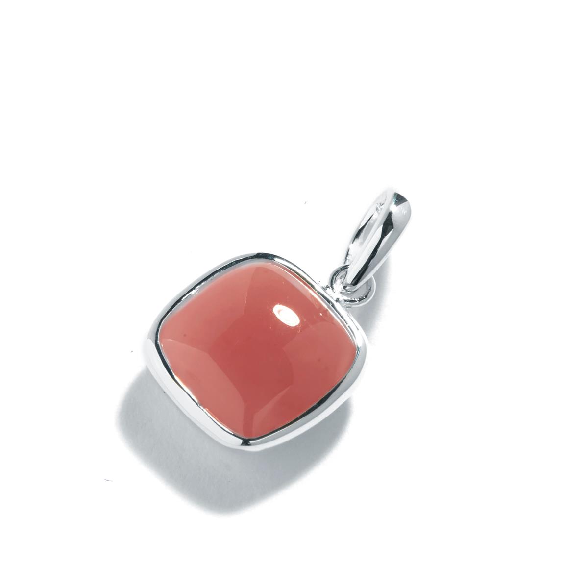 Guava Quartz Pendant in Sterling Silver 6cts | Gemporia