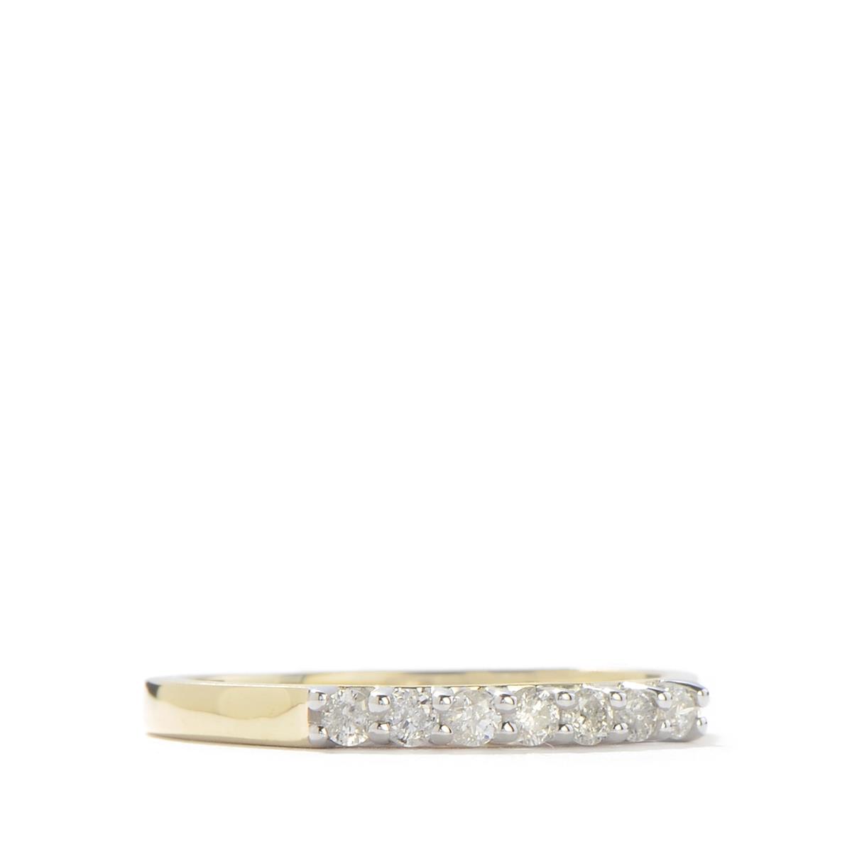 0.25cts Certified Diamond 9K Gold Ring | Gemporia