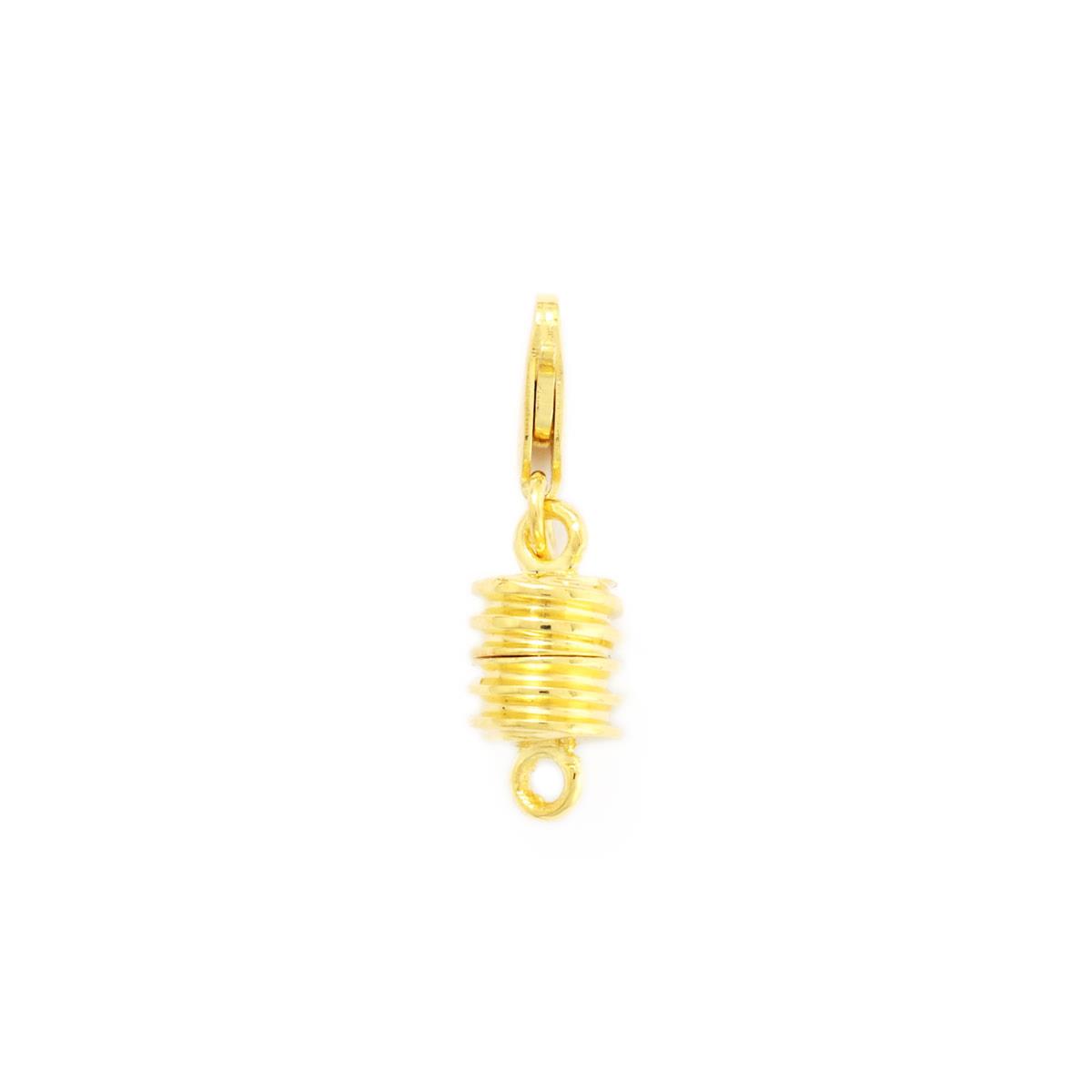Gold Plated Sterling Silver Magnetic Lock With Lobster Lock | Gemporia