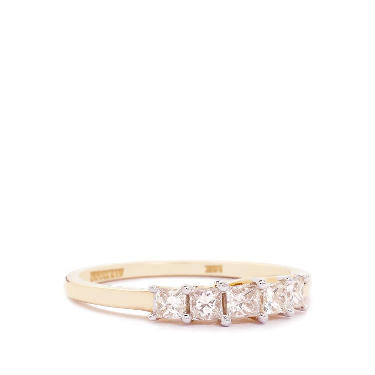 1/2ct Certified Diamond 9K Gold Tomas Rae Ring | Gemporia