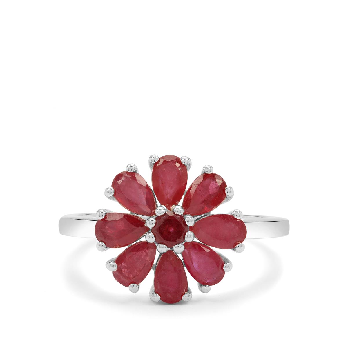 Ruby Sterling Silver Ring | Gemporia
