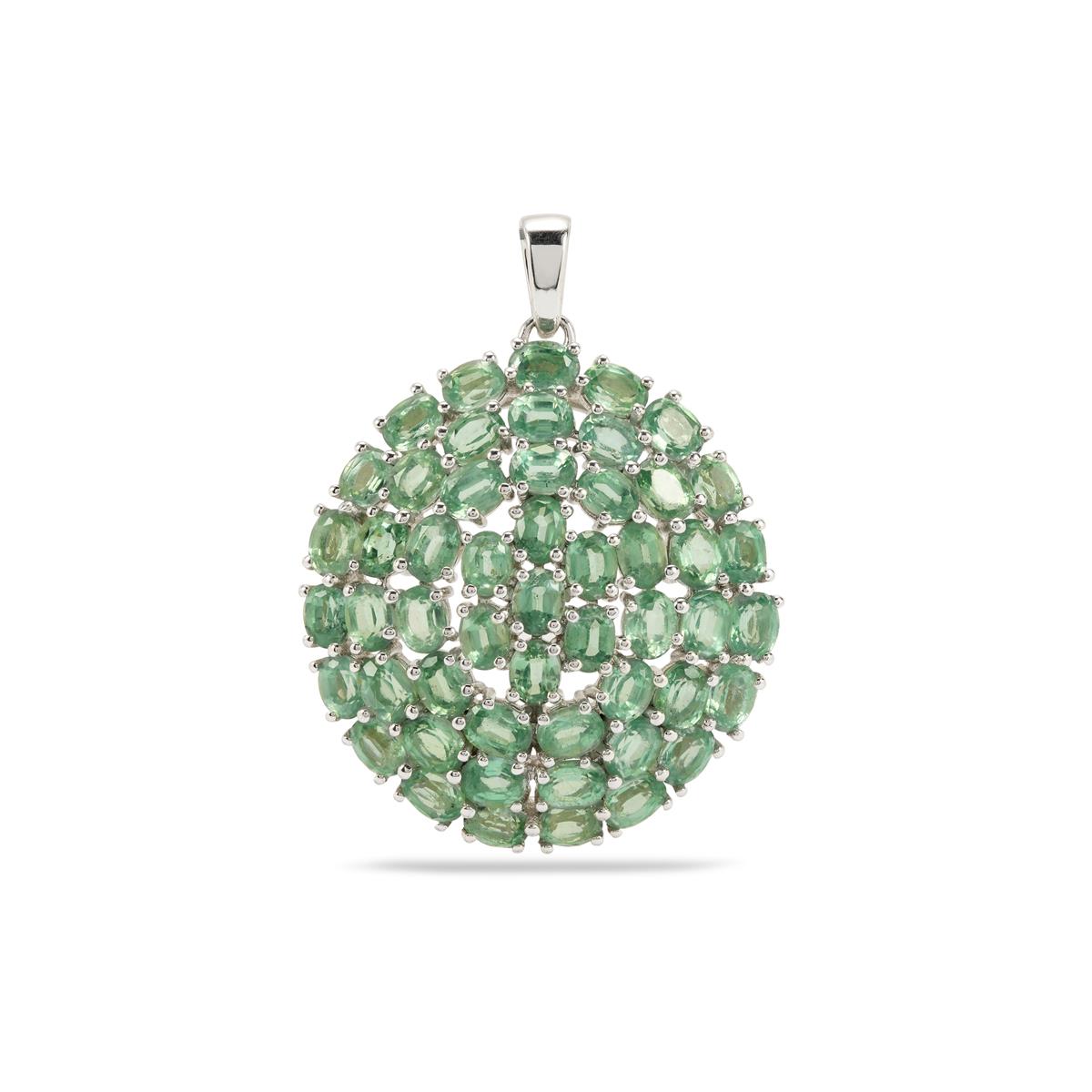 Natural Mint Kyanite Pendant in Sterling Silver 12.50cts | Gemporia