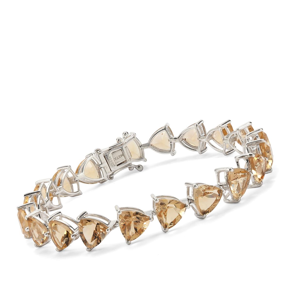 Natural Anahi Citrine Bracelet in Sterling Silver 33.60cts | Gemporia