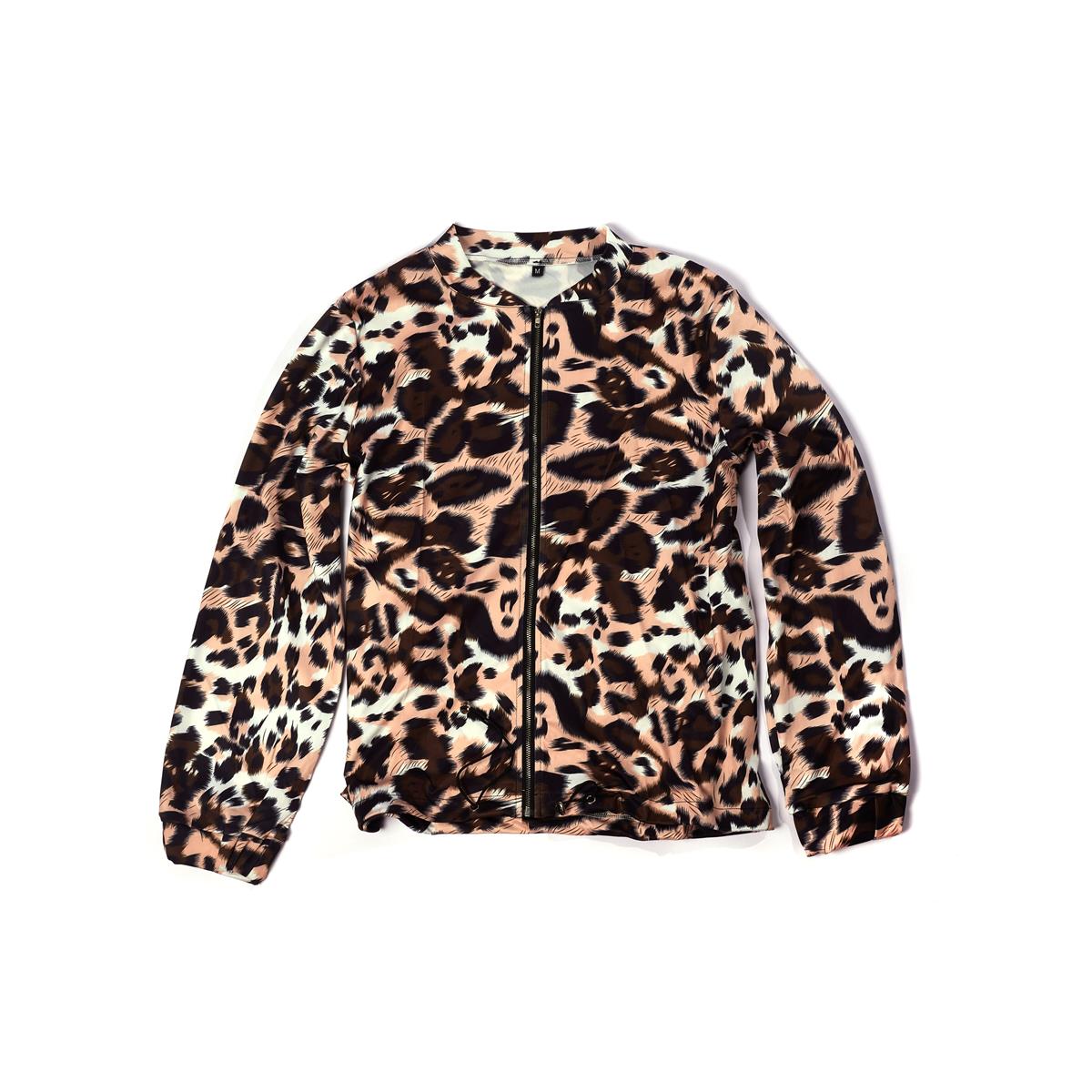 Destello Leopard Print Zipped Jacket - Available in Small, Medium Large ...
