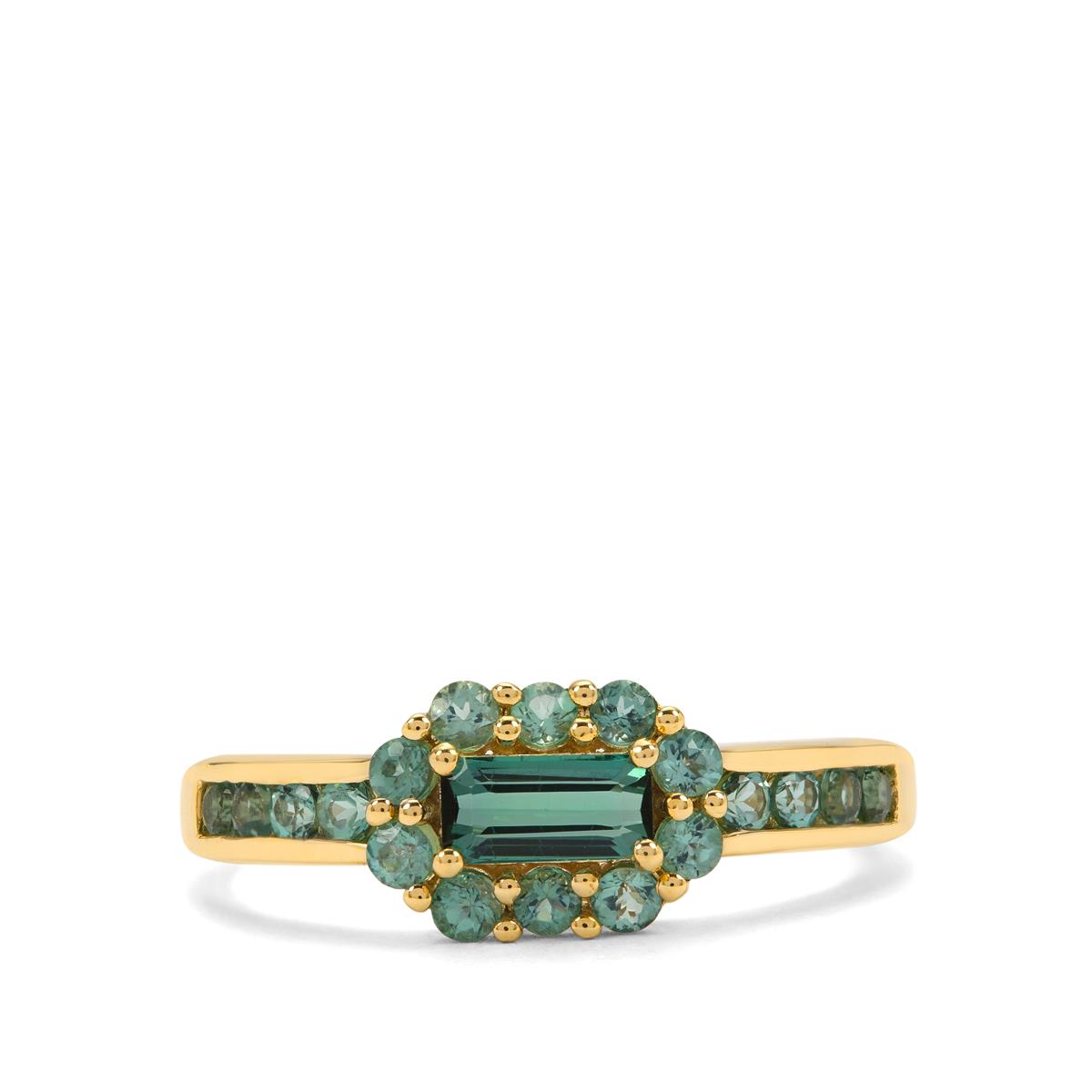 Indicolite Ring in 9K Gold 1.05cts | Gemporia