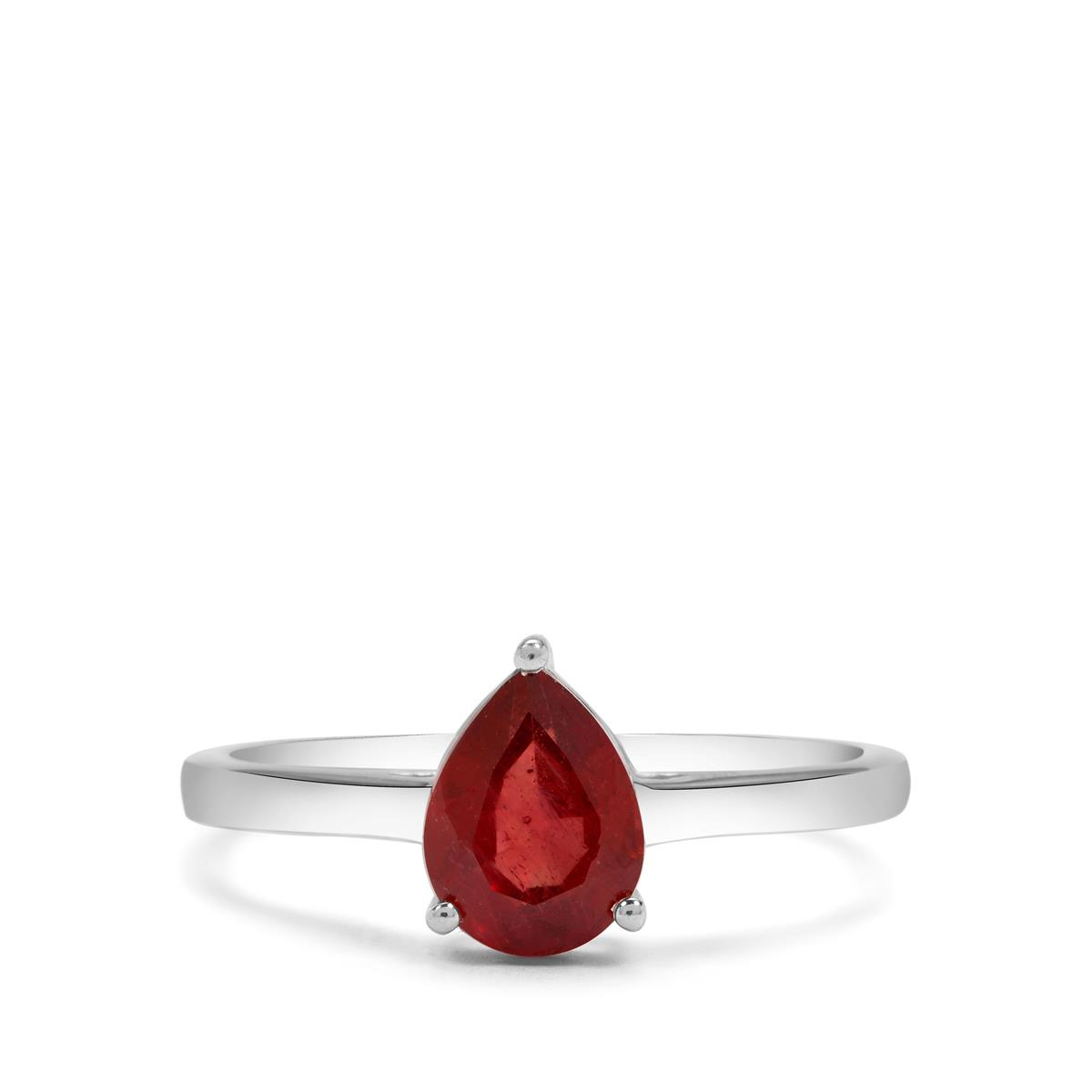 Ruby Sterling Silver Ring | Gemporia