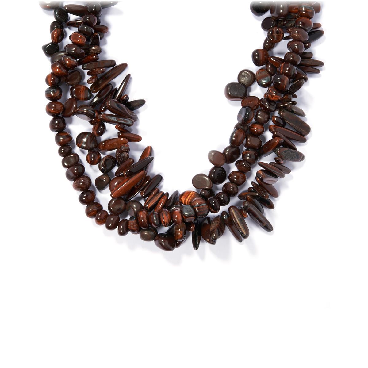 Red Tigers Eye Necklace | Gemporia