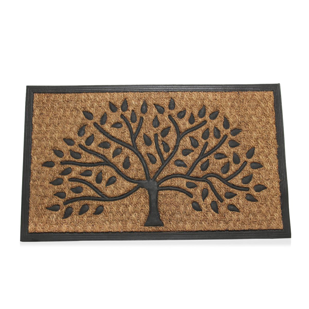 Tree of Life Coir Door Mat 70 x 40cm | Gemporia