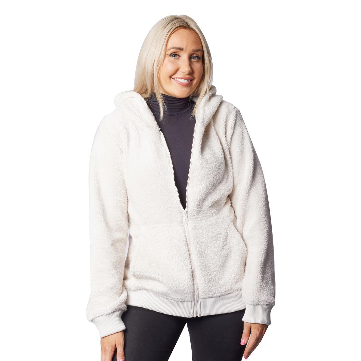 Destello Teddy Jacket (Choice of 3 Sizes) - Off White | Gemporia