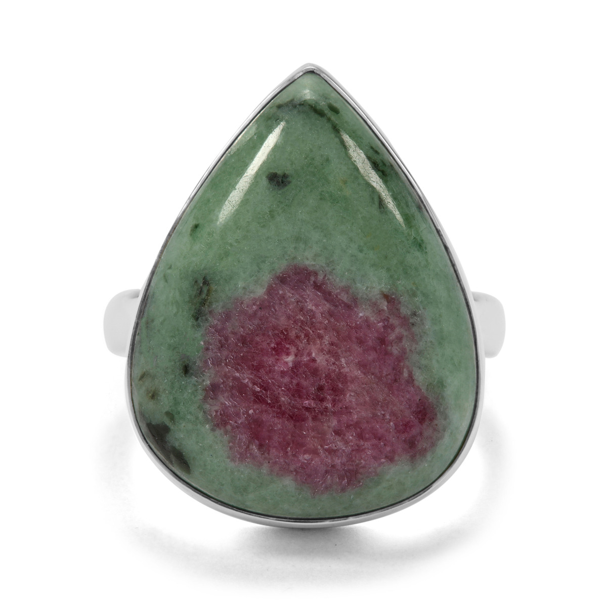 Ruby-Zoisite Ring in Sterling Silver 18.54cts | Gemporia