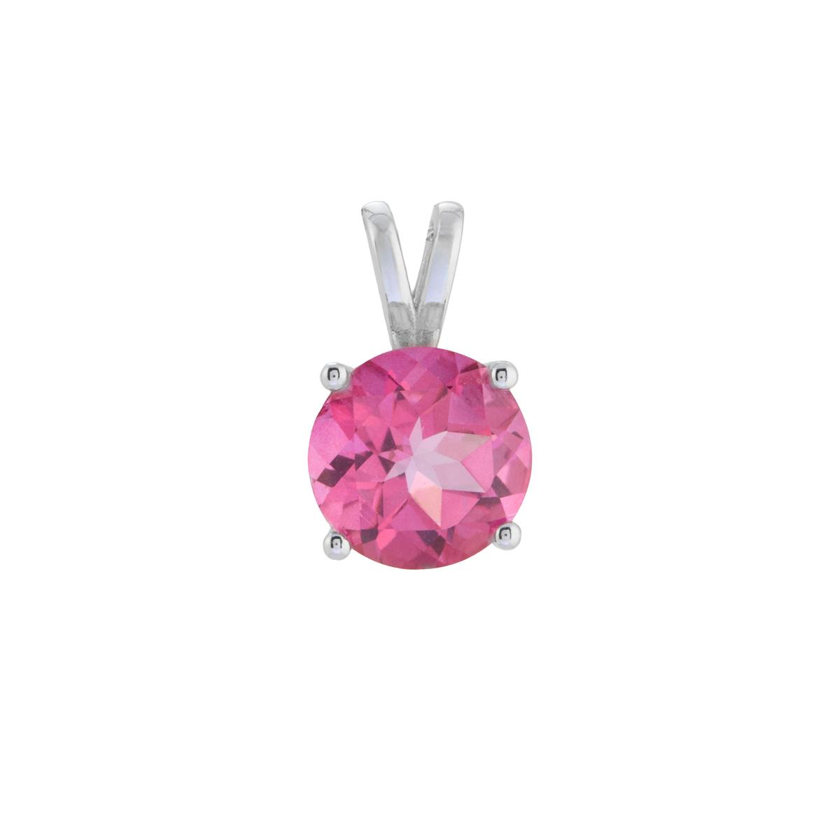 Pure Pink Topaz Pendant in Sterling Silver 3.09cts | Gemporia