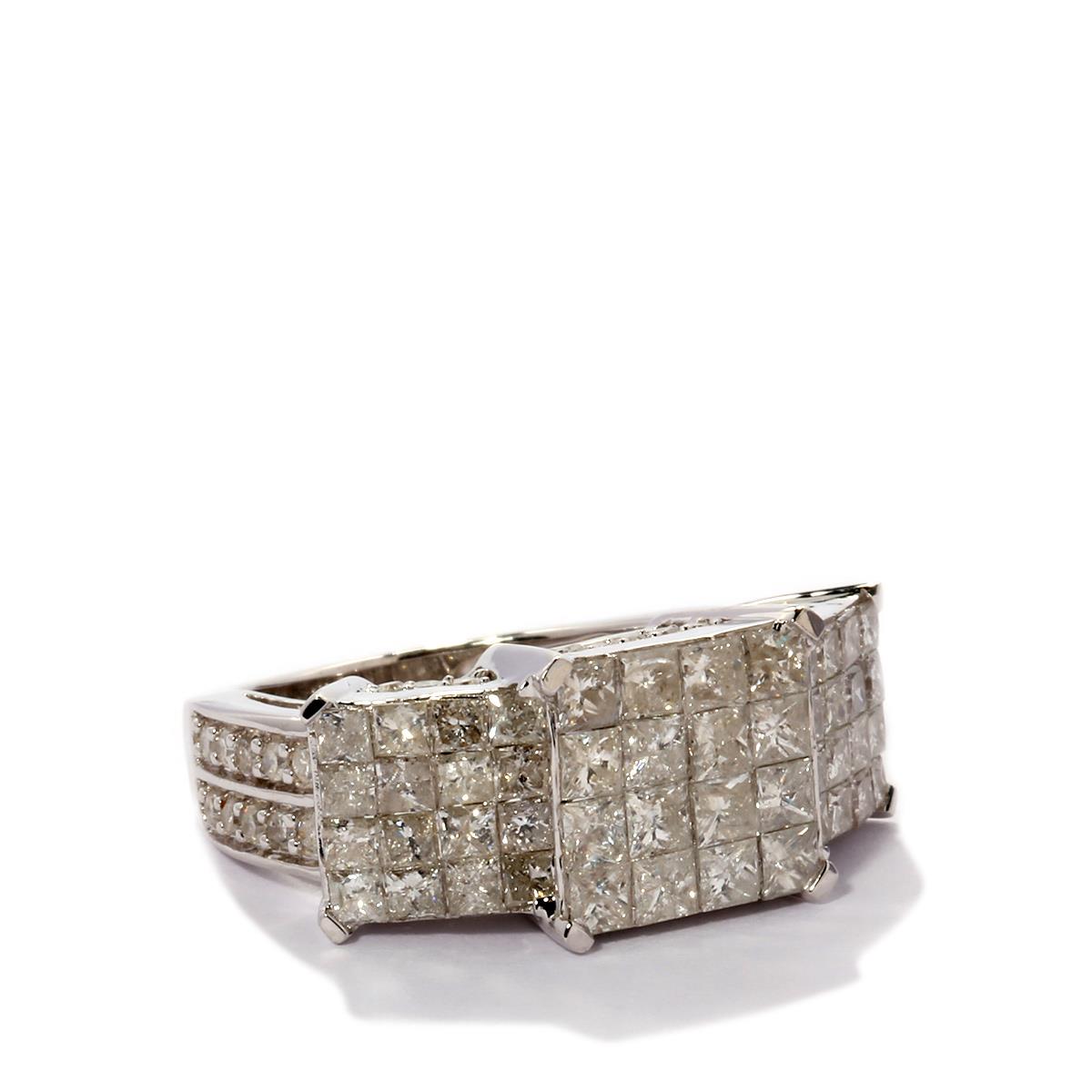 3cts Diamond 9K White Gold Tomas Rae Ring | Gemporia