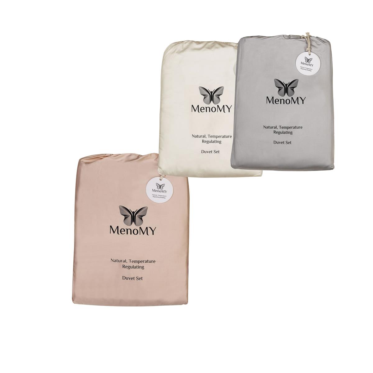 MenoMy Superking Size Natural Temperature Regulating Bedding Set ...