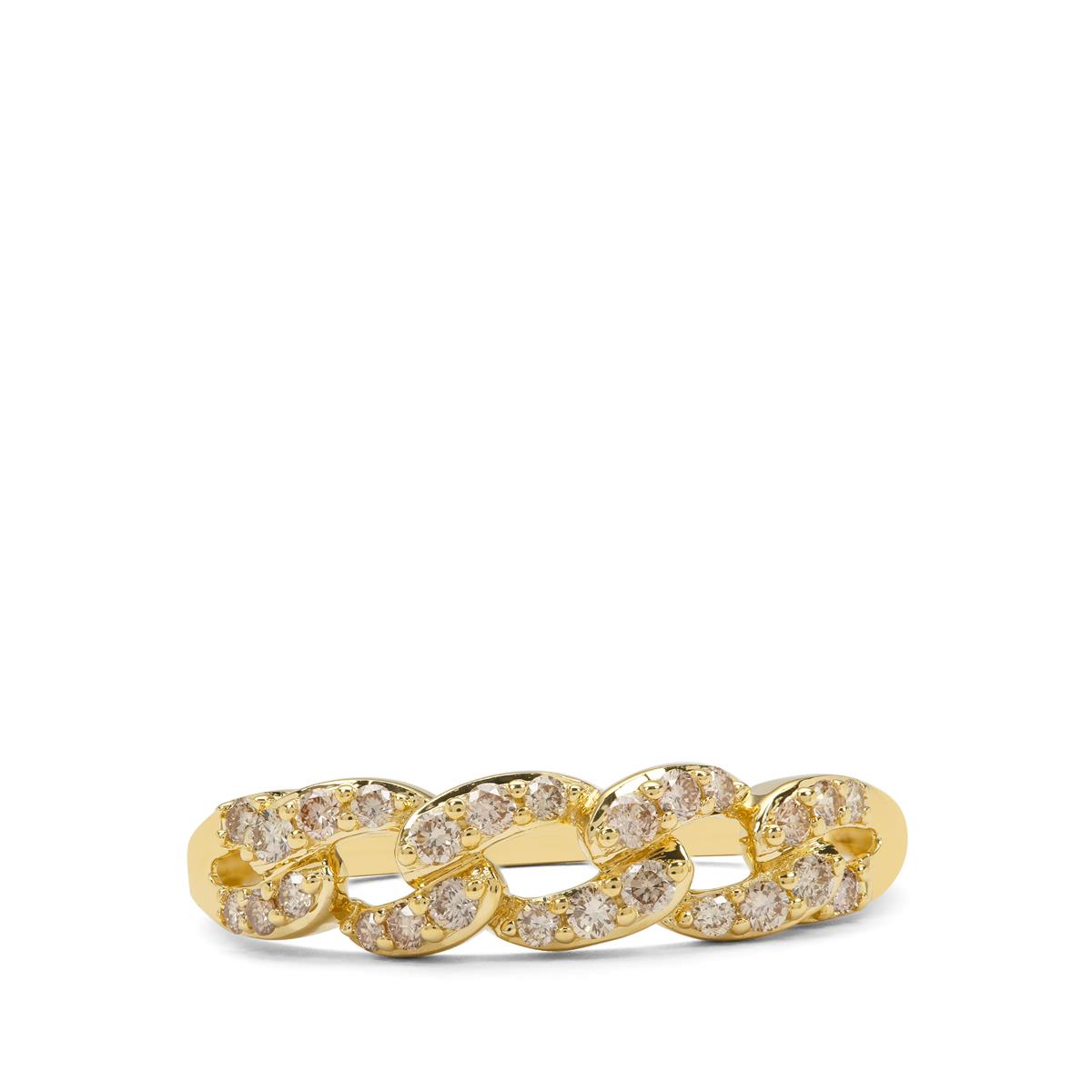 Golden Ivory Diamonds Ring in 9K Gold 0.36ct | Gemporia