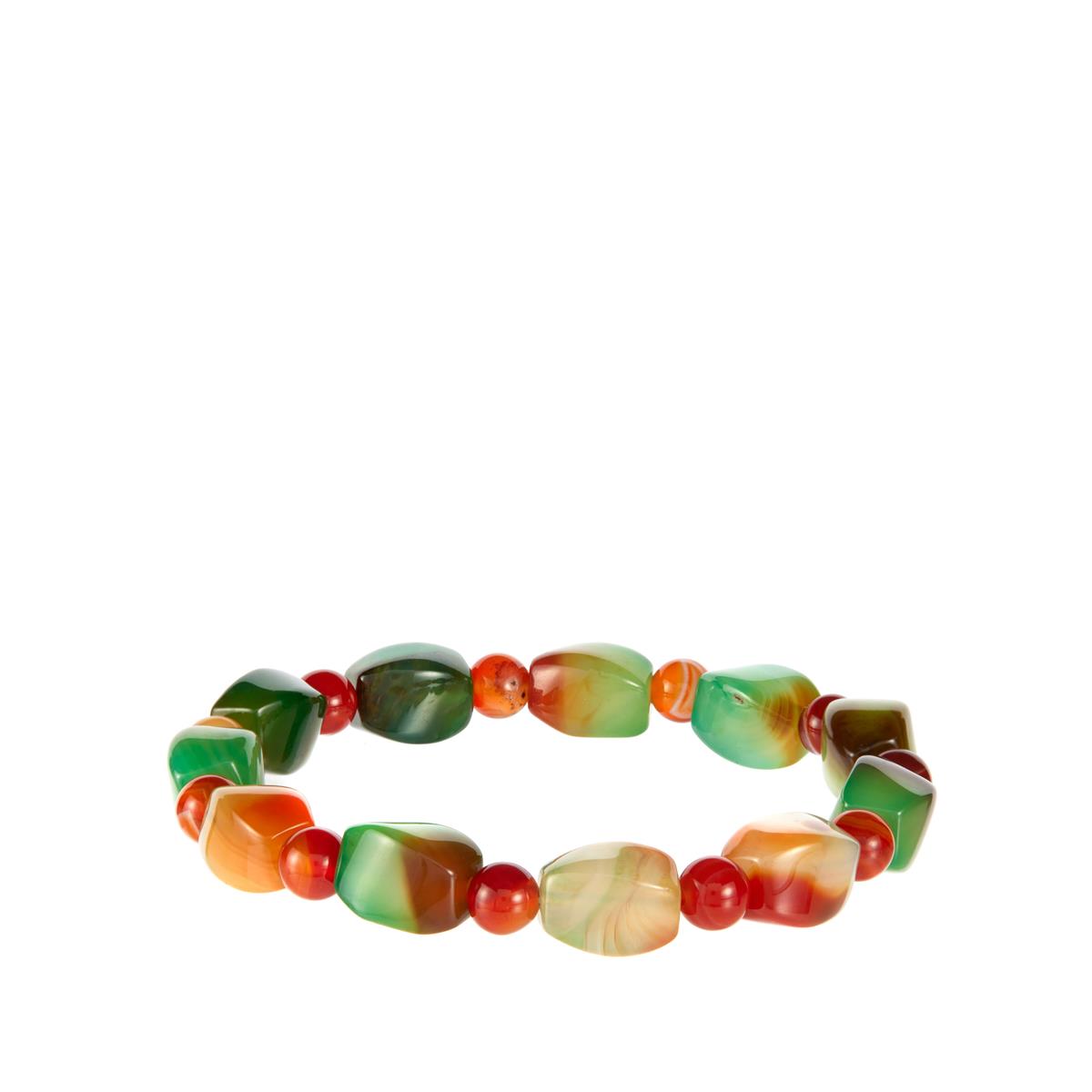Watermelon Agate Bracelet 100cts | Gemporia