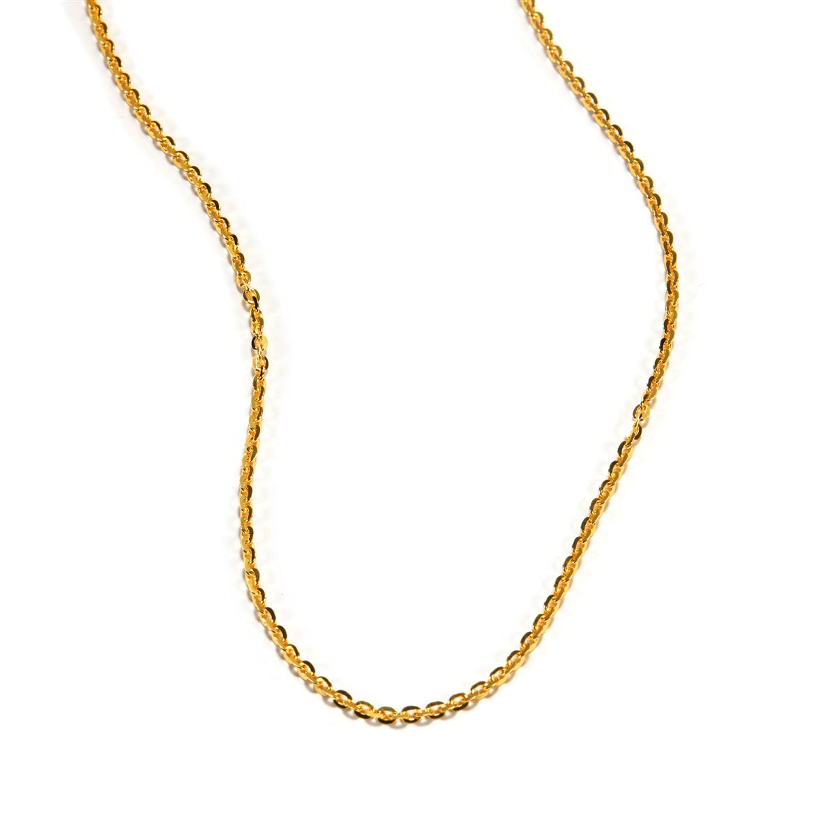 18 Gold Plated Sterling Silver Classico Trace Chain 4.50g | Gemporia