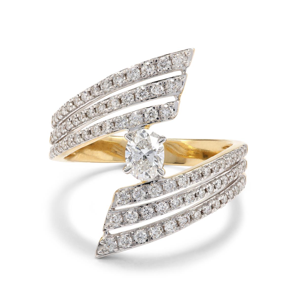 SI Diamond Ring in 9K Gold 1ct | Gemporia