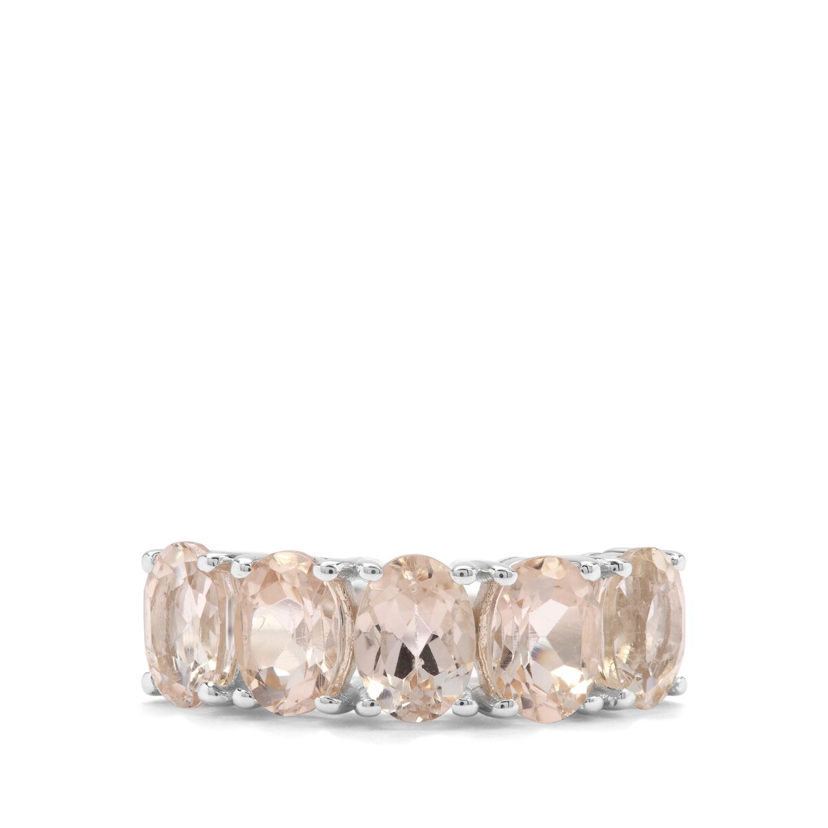 Champagne Danburite Ring in Sterling Silver 3.63cts | Gemporia