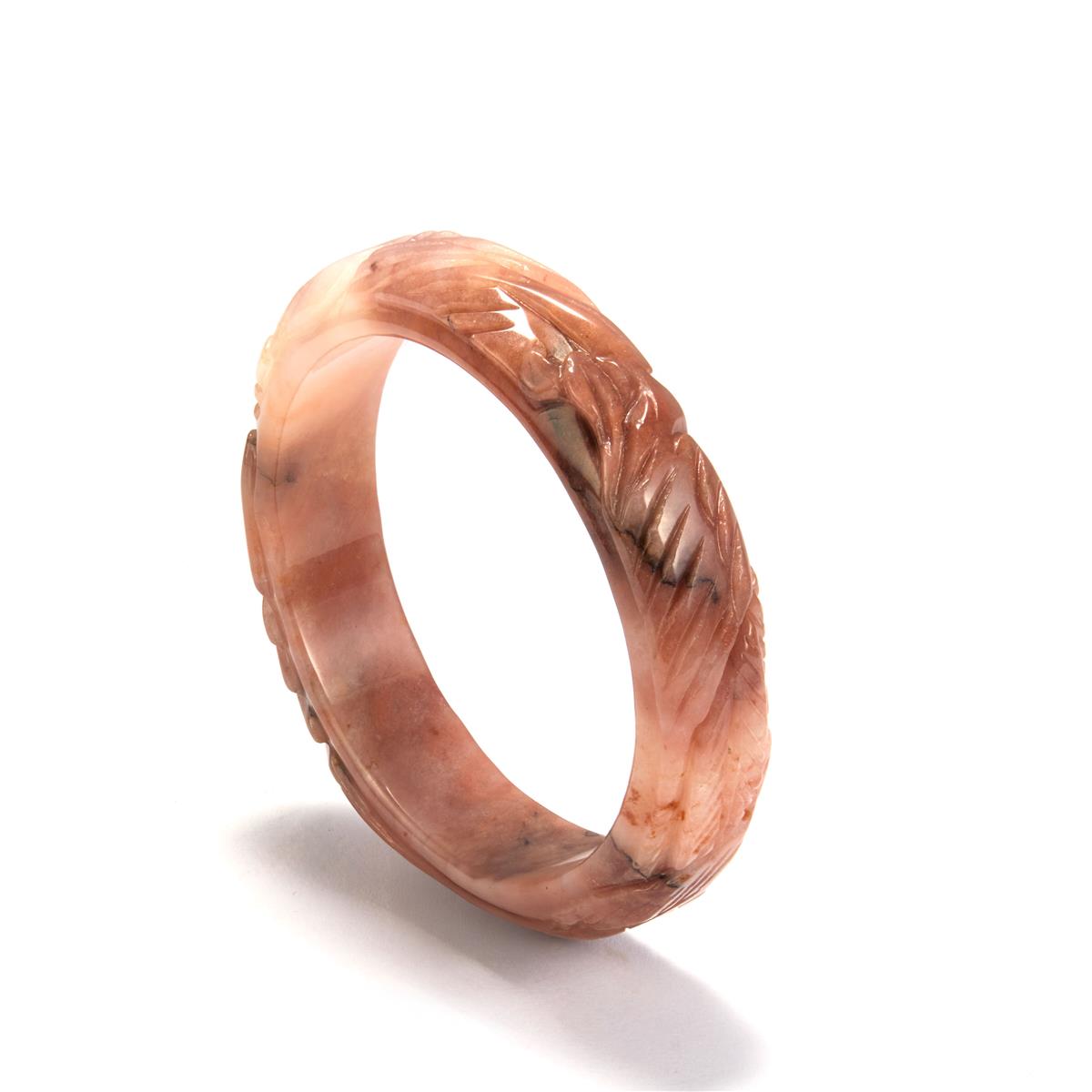 Quartzite Jade Carved Bangle 290cts | Gemporia