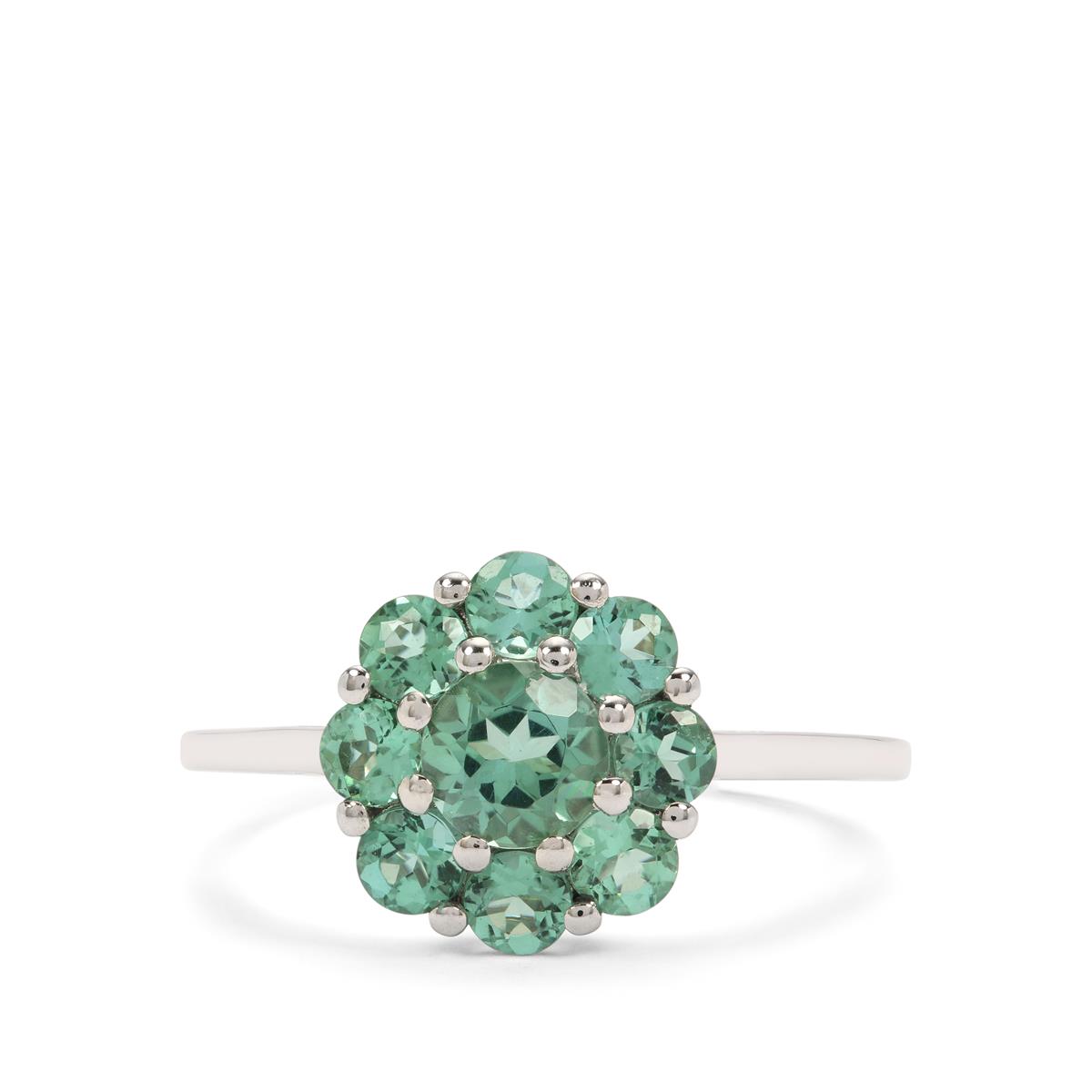 Indicolite Platinum 950 Tomas Rae Ring 1.11cts | Gemporia