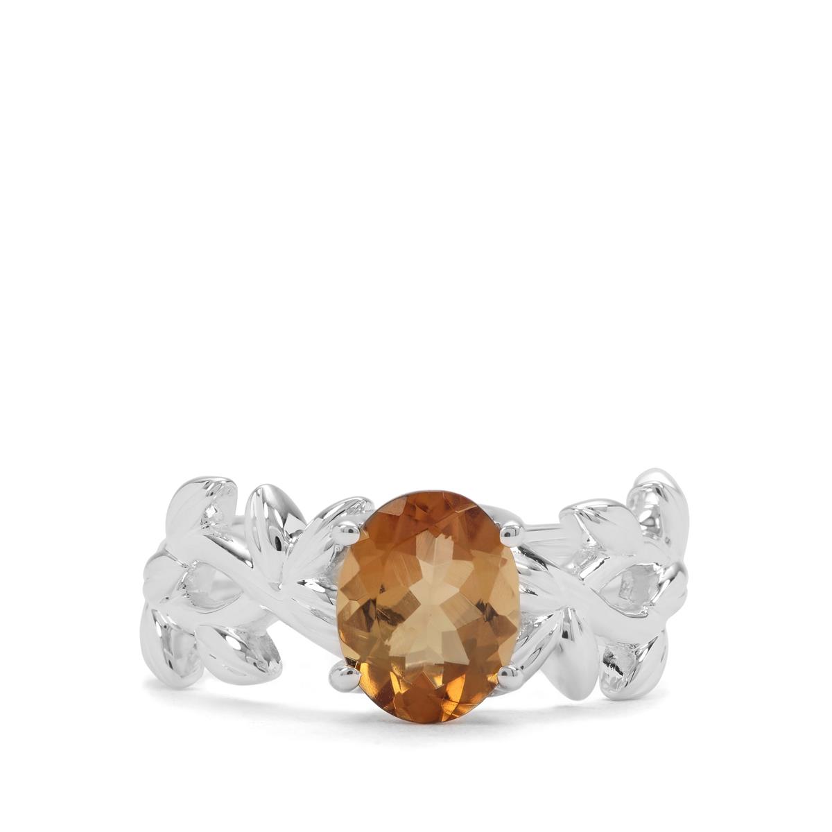 Golden Tanzanian Scapolite Ring in Sterling Silver 1.55cts | Gemporia