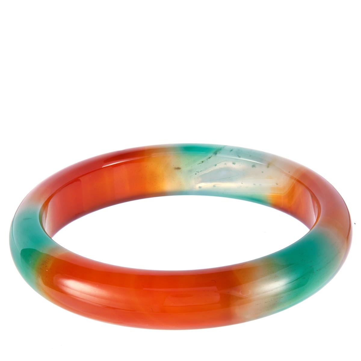 Watermelon Agate Bangle 230cts | Gemporia
