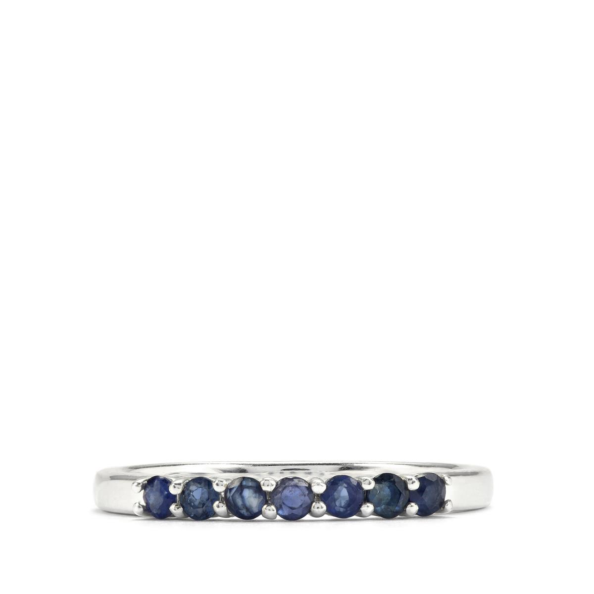 Diego Suarez Blue Sapphire Ring in Sterling Silver 0.35ct | Gemporia
