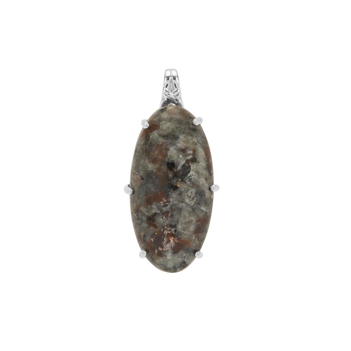 Yooperlite Pendant in Sterling Silver 26.85cts | Gemporia