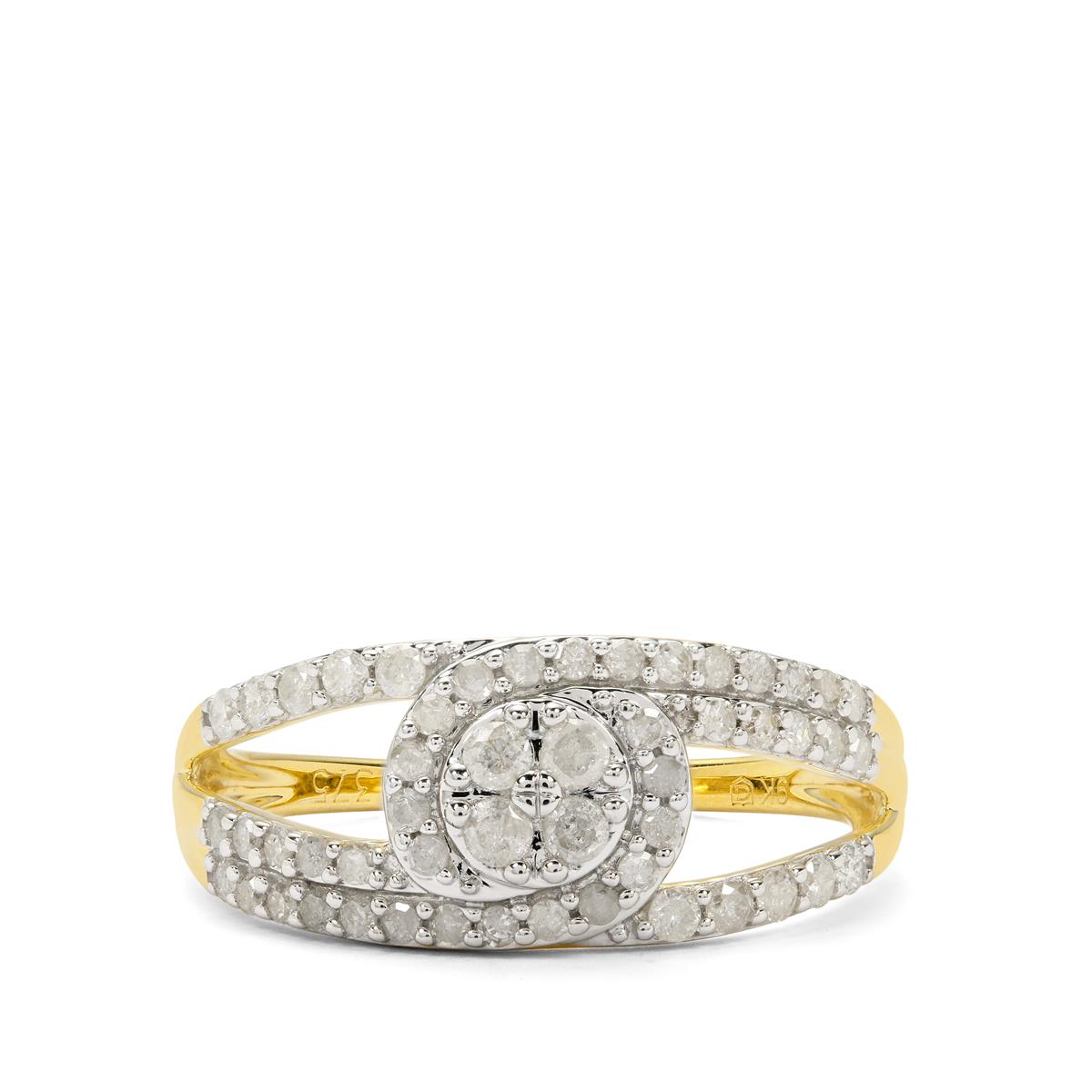 Diamonds Ring in 9K Gold 0.51cts | Gemporia