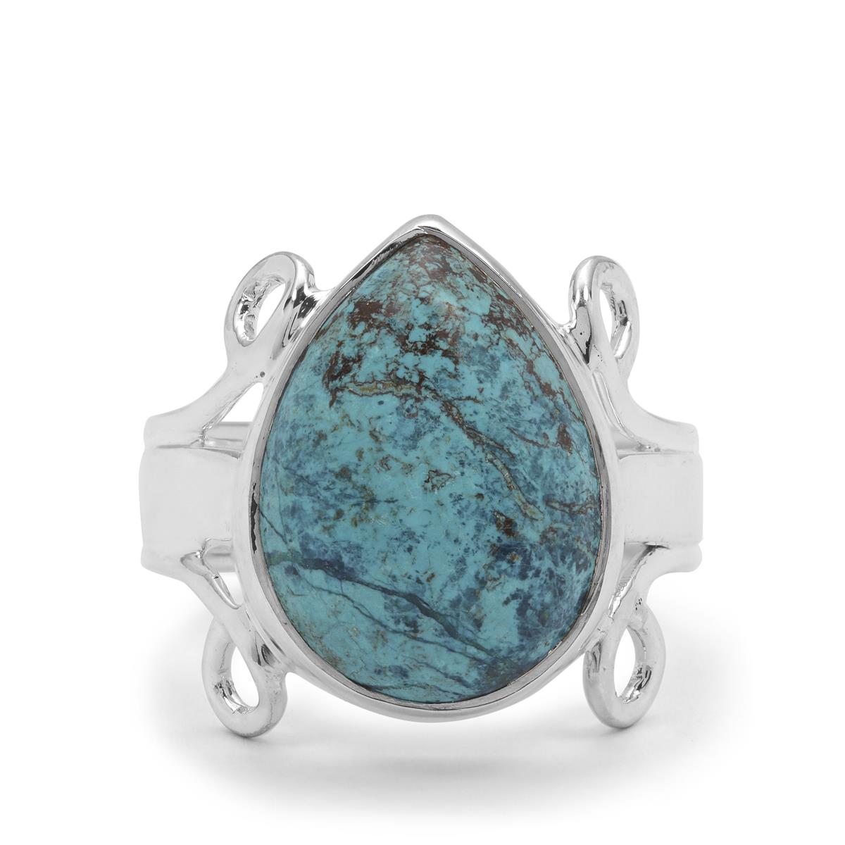 Namibian Shattuckite Ring in Sterling Silver 8cts | Gemporia