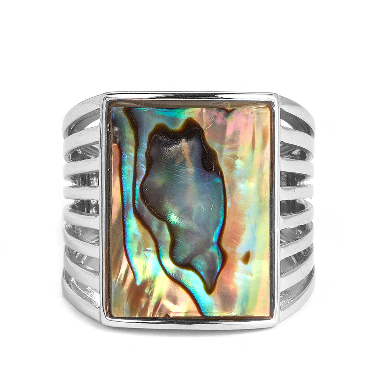 Paua Ring in Sterling Silver | Gemporia
