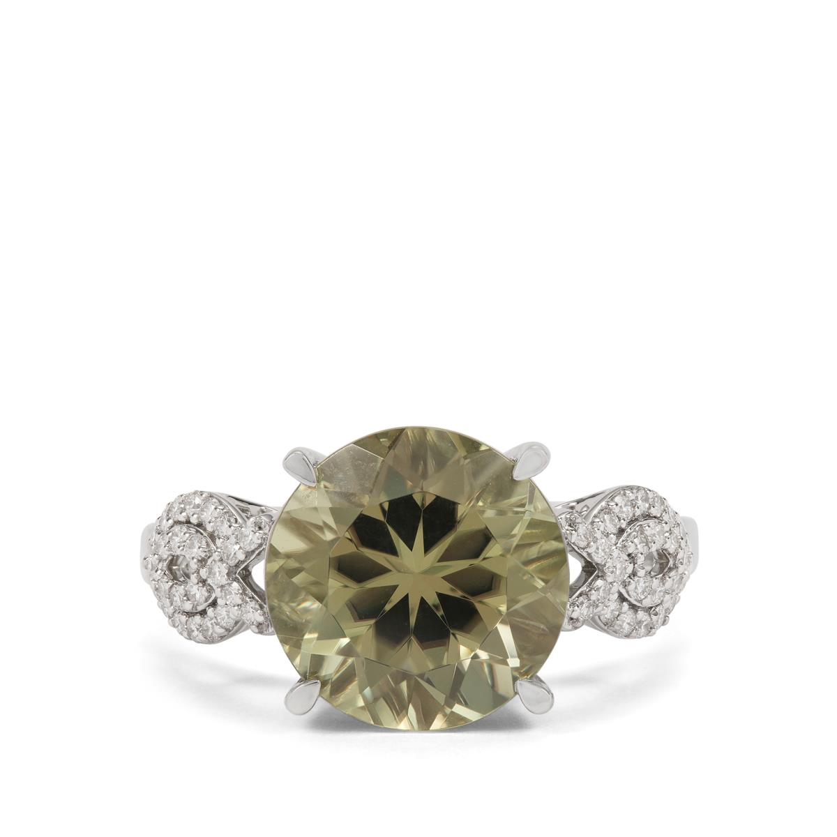 Csarite® Ring with Diamond in Platinum 950 5.63cts | Gemporia
