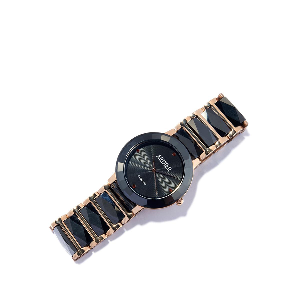 Garnet Silver Watch | Gemporia