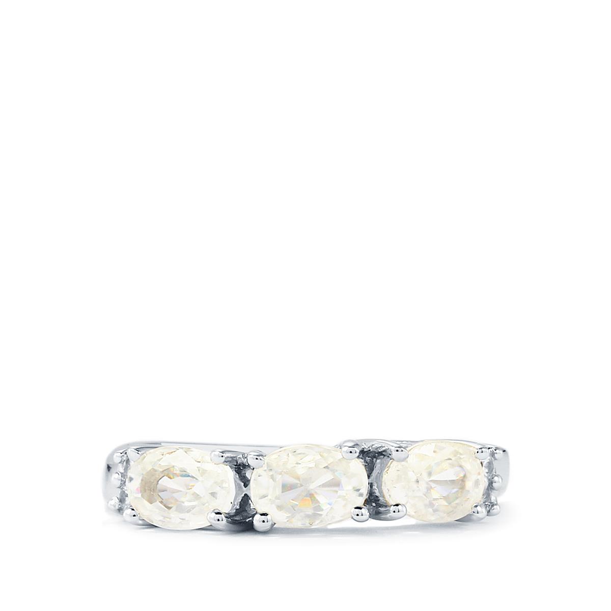 Singida Tanzanian Zircon Ring in Sterling Silver 2.32cts | Gemporia
