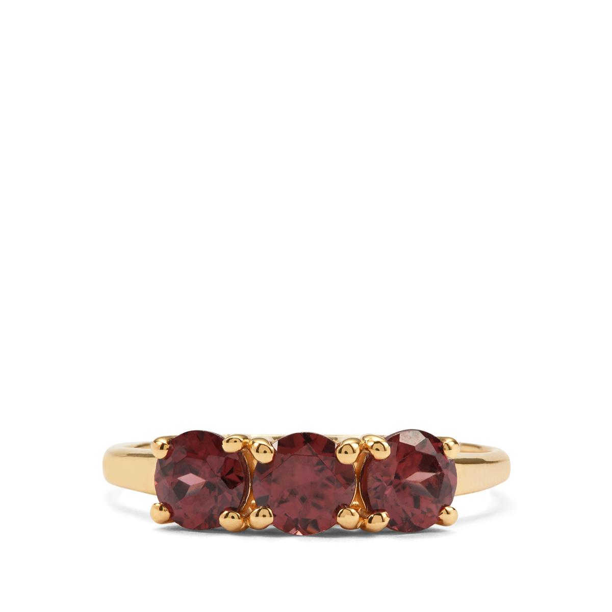 Red Zircon Ring in 9K Gold 2.32cts | Gemporia