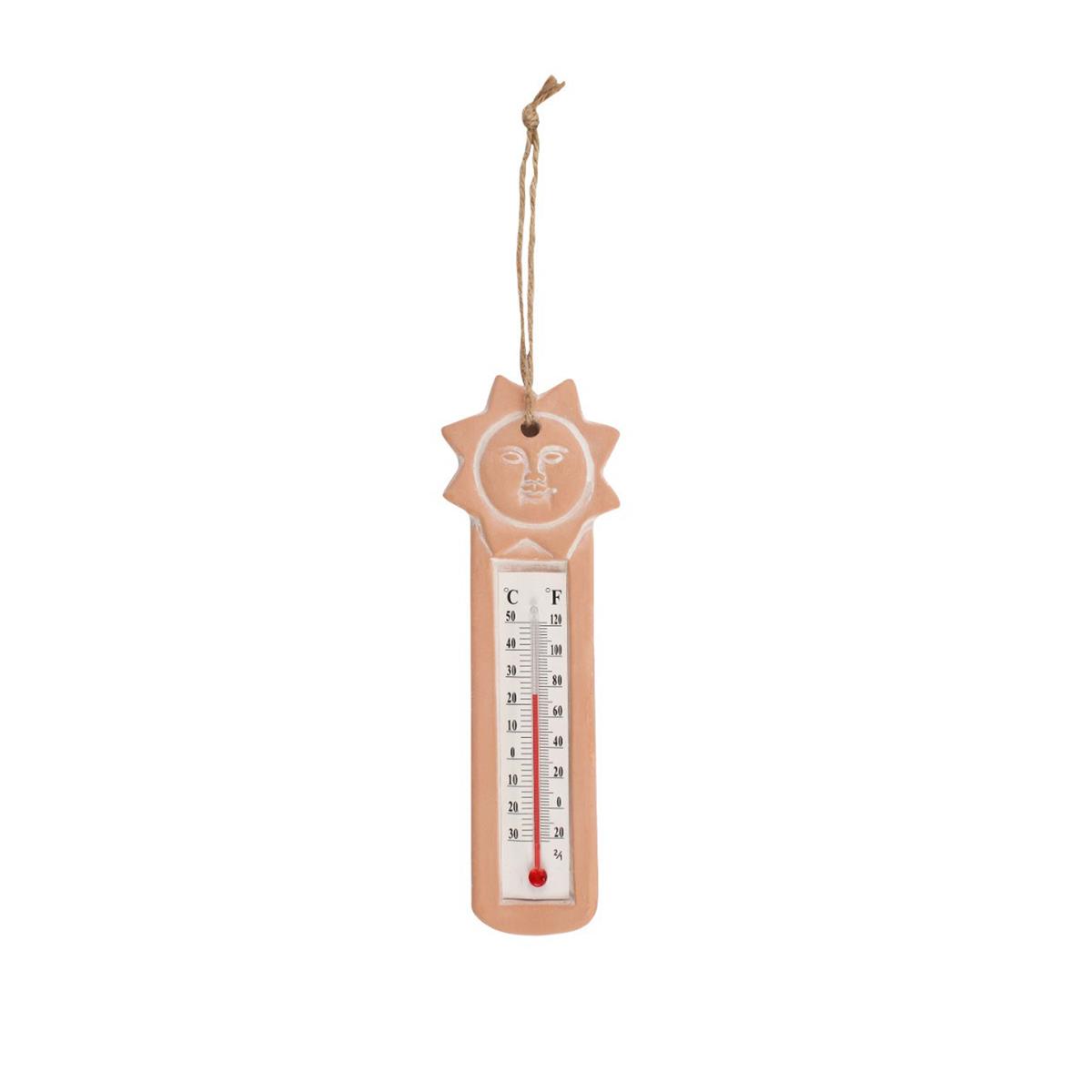 Terracotta Sun Thermometer | Gemporia