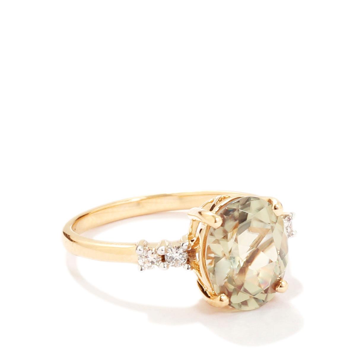 Csarite® Ring with Diamond in 18k Gold 3.01cts | Gemporia