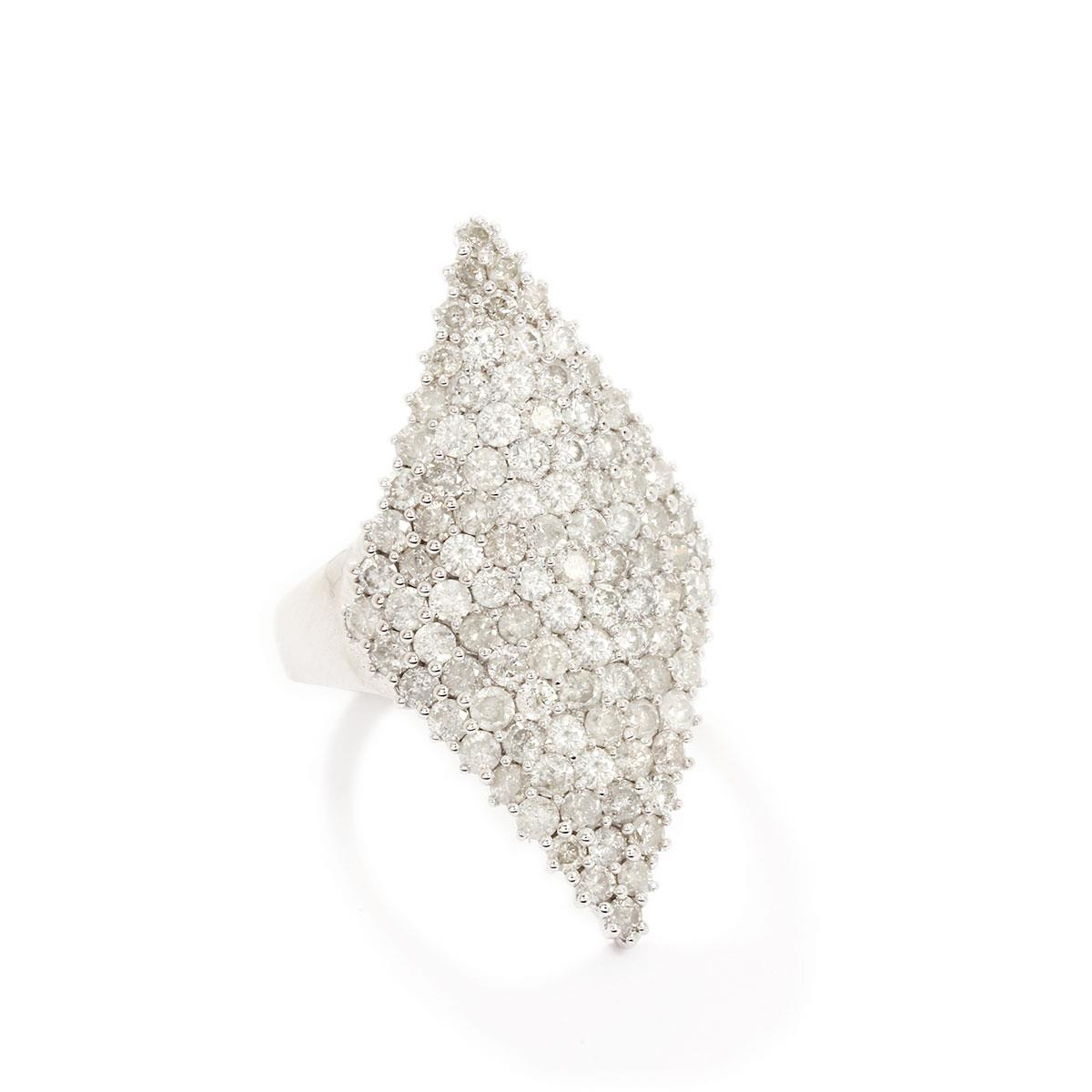 3.30ct Certified Diamond 9K White Gold Tomas Rae Ring | Gemporia