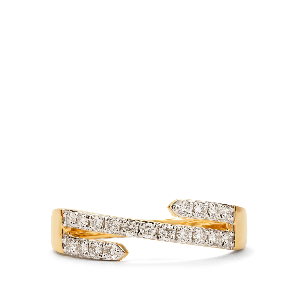 VSI Gahcho Kué Diamond Ring in 9K Gold 0.34ct | Gemporia