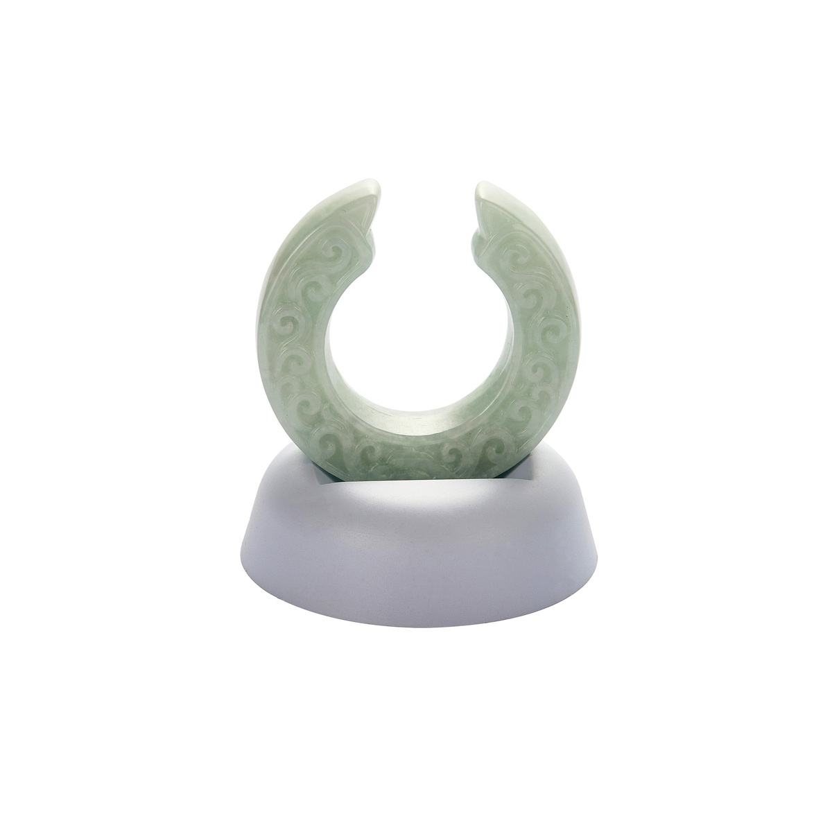 Type A Burmese Jadeite Horse Shoe Objet | Gemporia