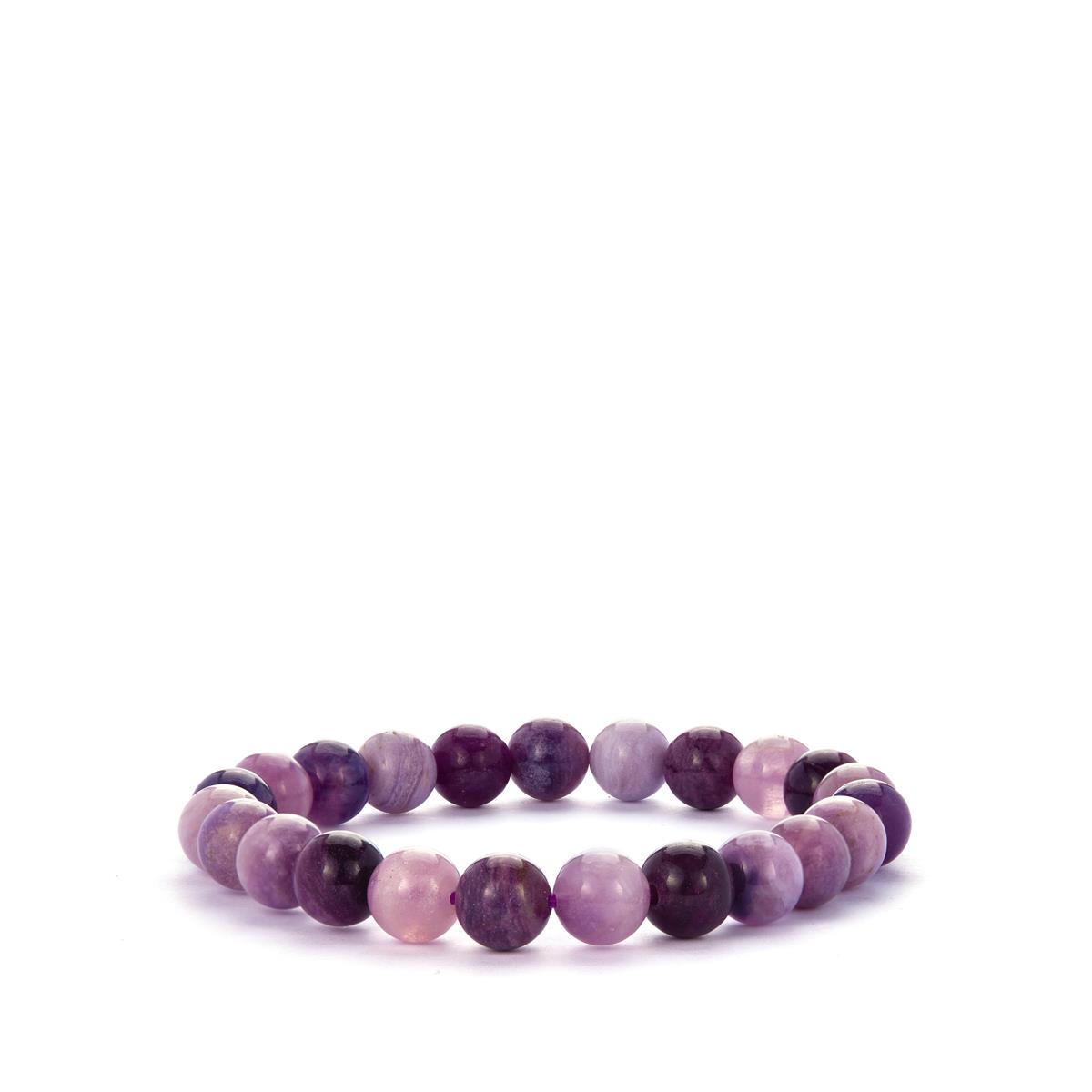 105 30ct Opalized Fluorite Stretchable Bracelet Gemporia