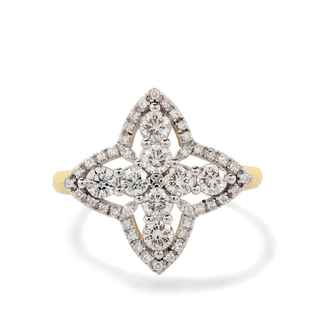 SI Diamond Ring in 9K Gold 1ct | Gemporia